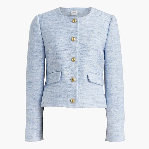 J. Crew Factory | Jackets & Coats | Nwt J Crew Tweed Ladys Jacket In ...